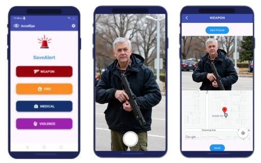 acceleye – AI-assisted Weapon and Violence detection & 24/7 human monitoring & verification